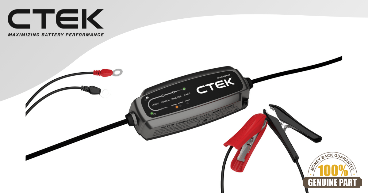 CTEK Power Sport CT5 UK 12V Charger - 2.3A 12V Lead Acid, LiFePO4 ...