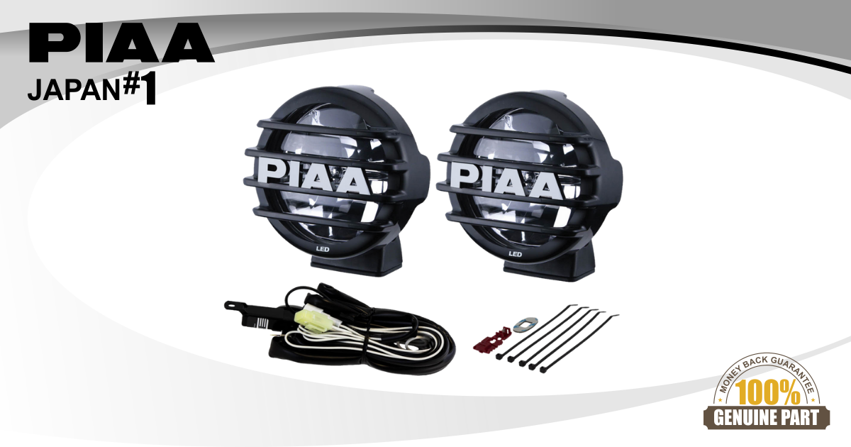 PIAA LP550 5" White LED Driving Beam Kit | Long distance 6,000k output