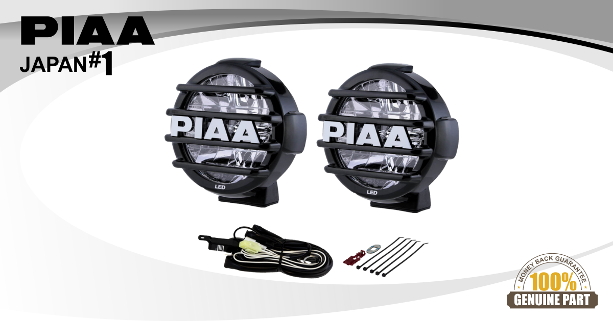 PIAA LP570 7" White LED Driving Beam Kit | Long distance 6,000k white